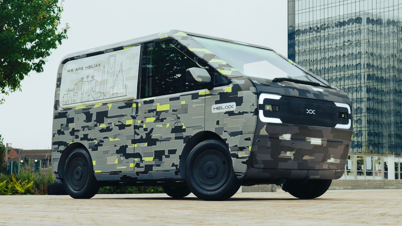 This 3D printed delivery van is the first of a full range of Helixx ...